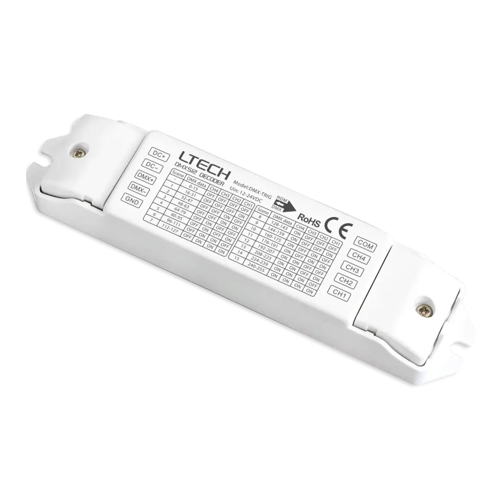 LTECH DMX converter to Dry Contact - DMX-TRIG